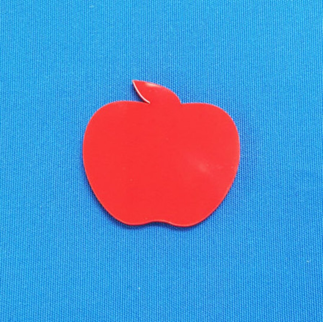 25 Acrylic Magnets Apple (select Size & Color) 1/8" Thick ...