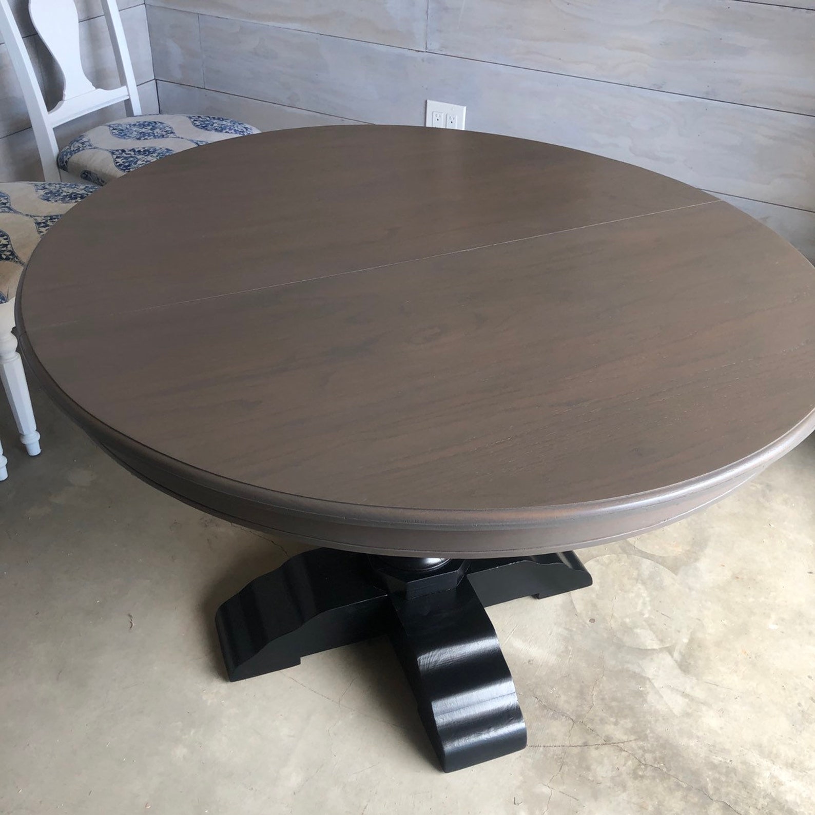 Rustic Modern Farmhouse Round Table 48 66 - Etsy