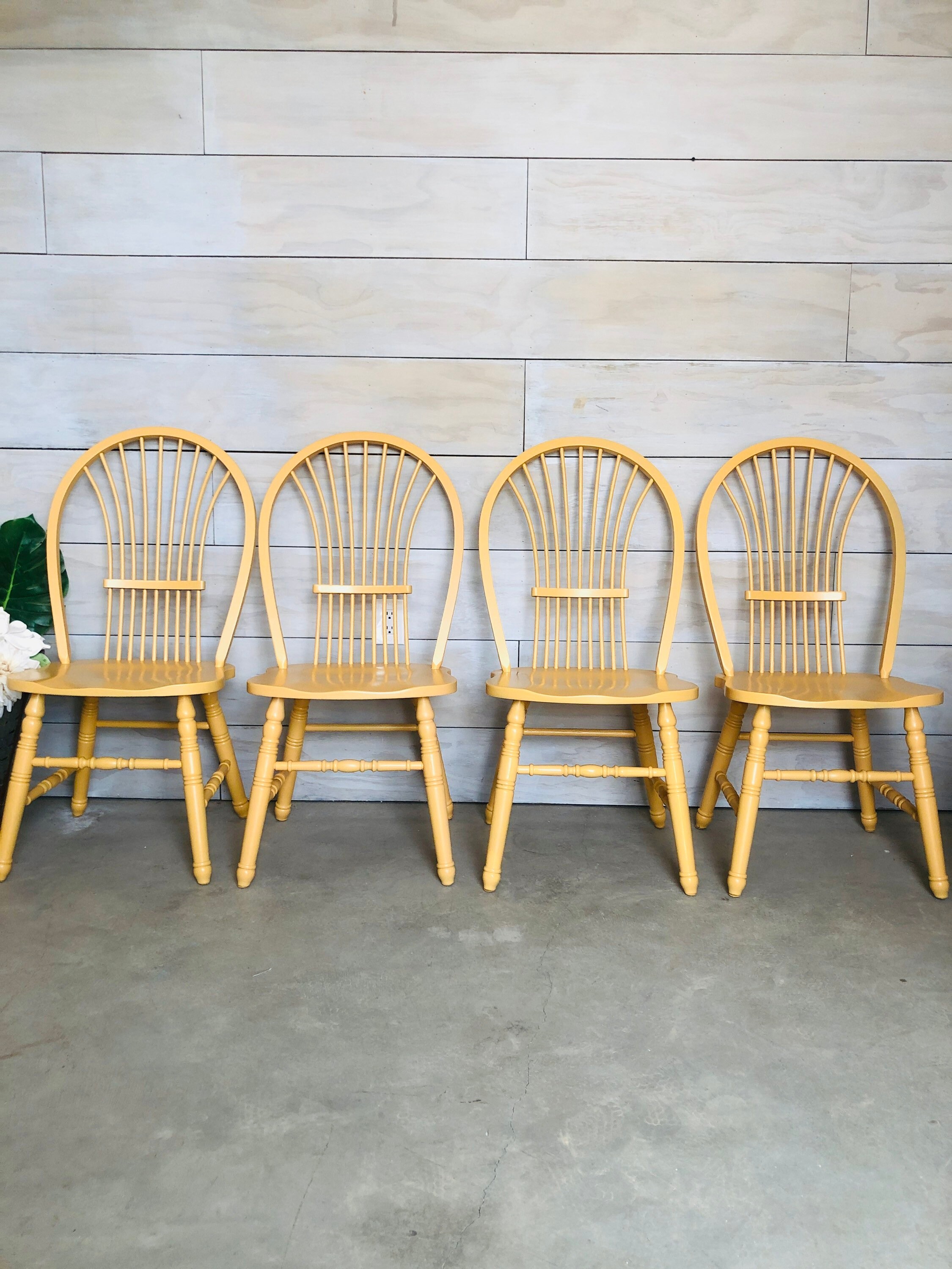 Farmhouse Chairs Set of Four Vintage Farm Chairs You Choose | Etsy