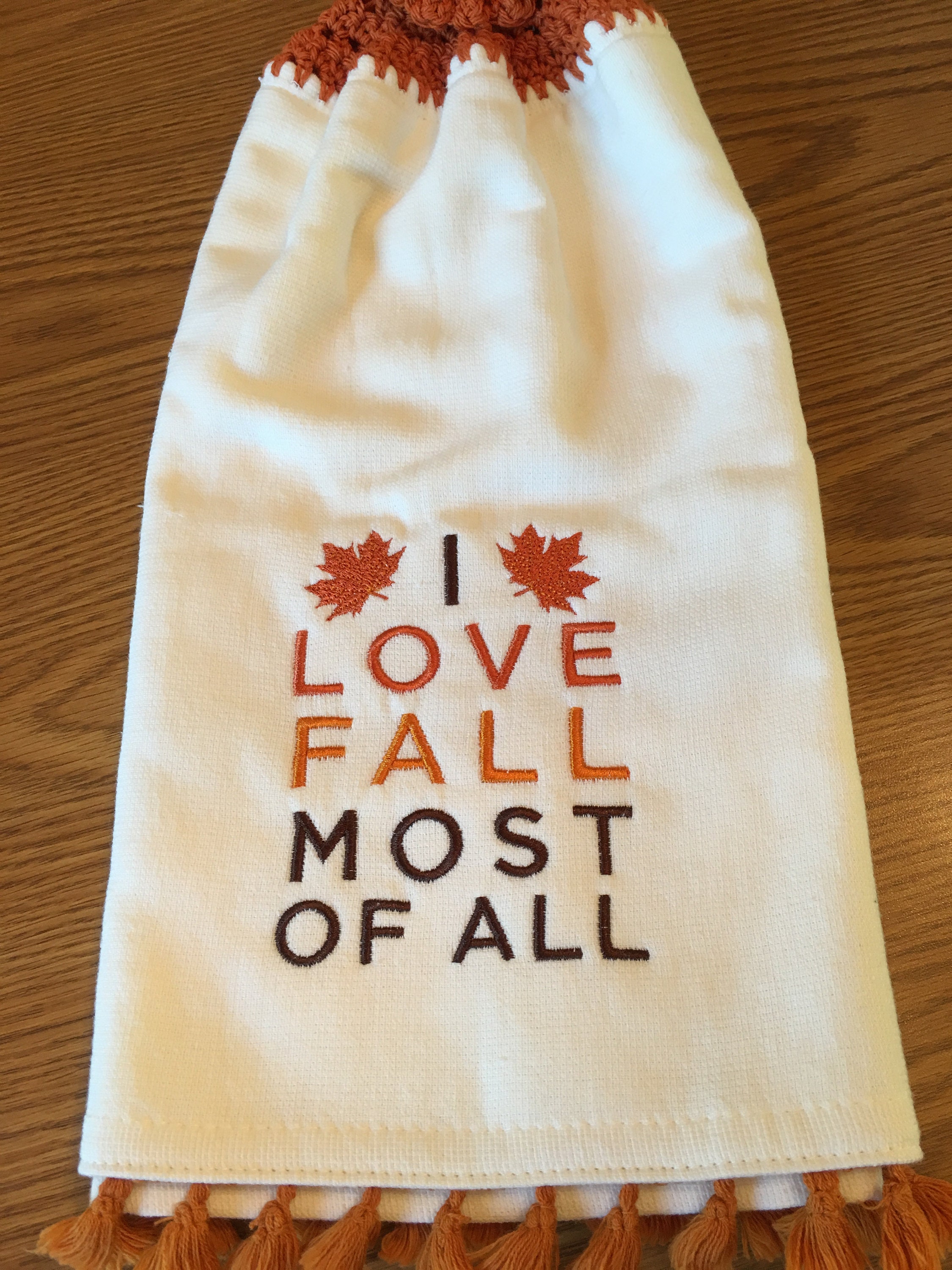 Serviette de cuisine suspendue d'automne - Etsy France