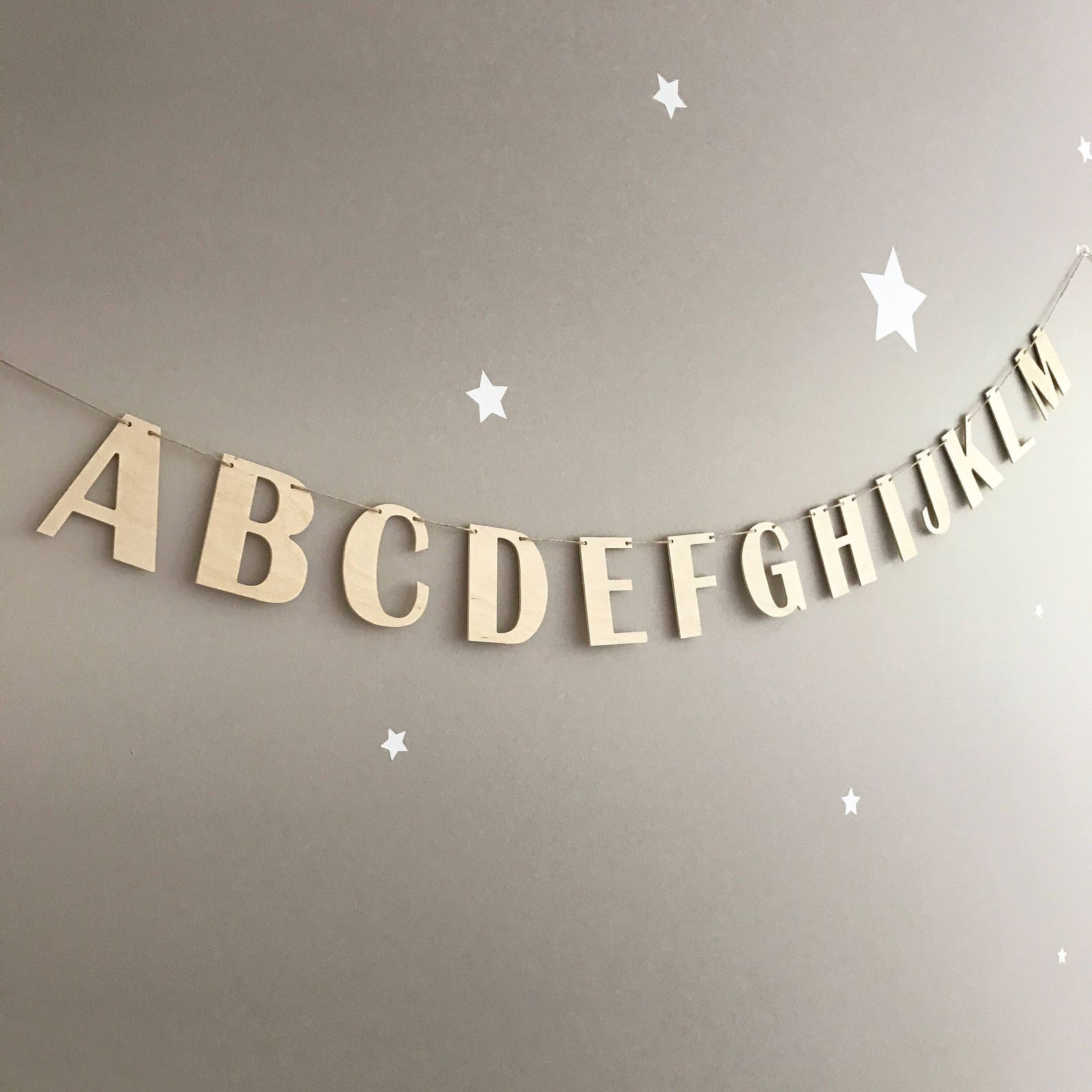 Alphabet Garland Room Decor Baby Shower Gift Baby Name - Etsy