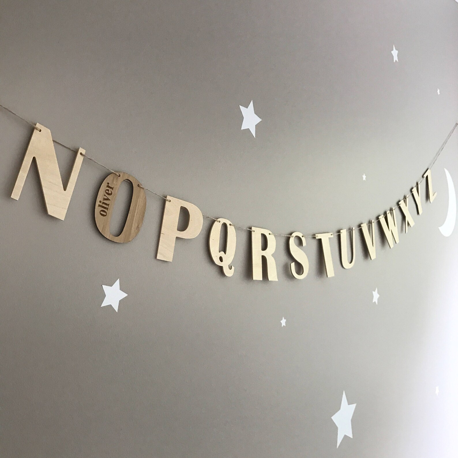 Alphabet Garland Room Decor Baby Shower Gift Baby Name - Etsy