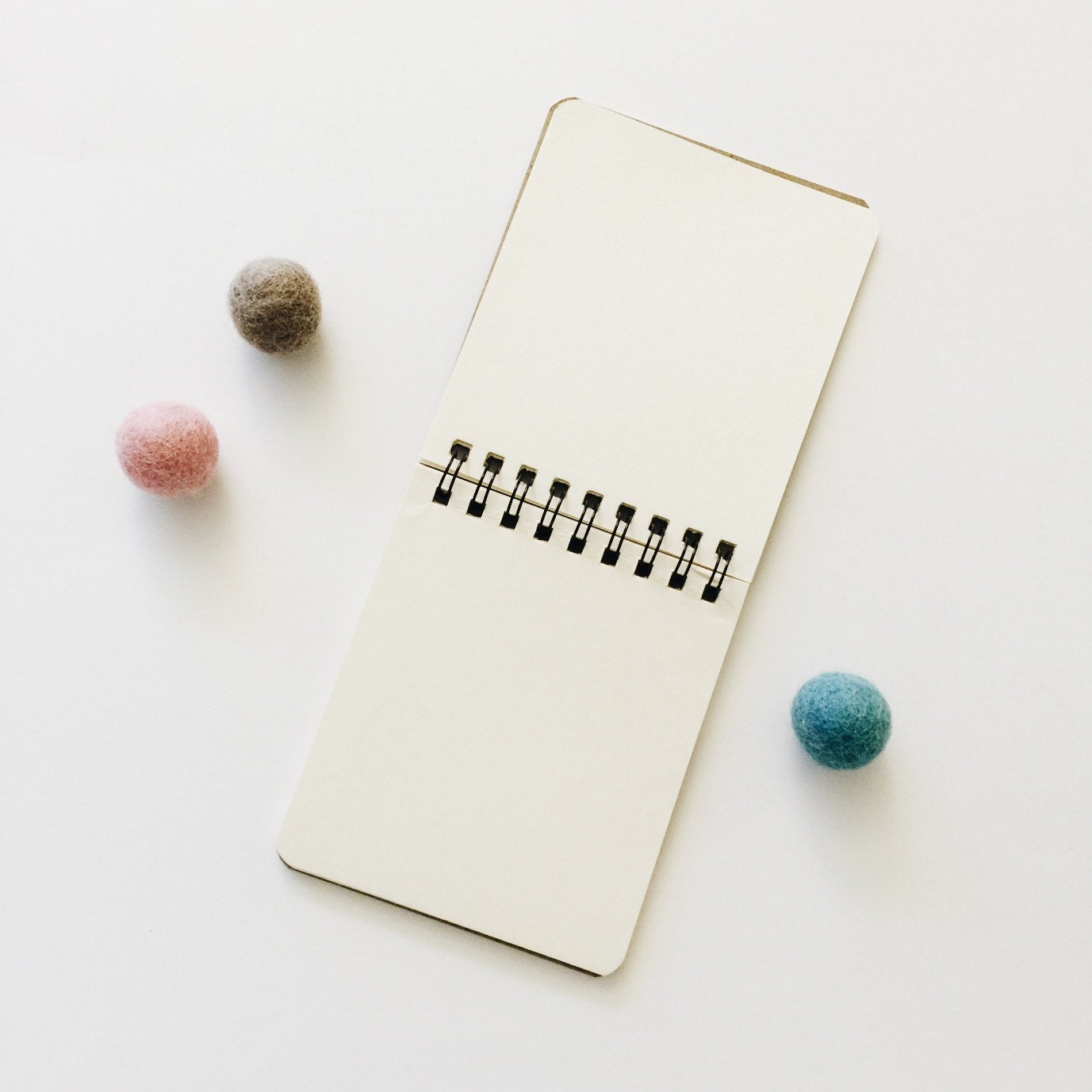 Script Print Blue Bird Mini Spiral Notebook | Etsy