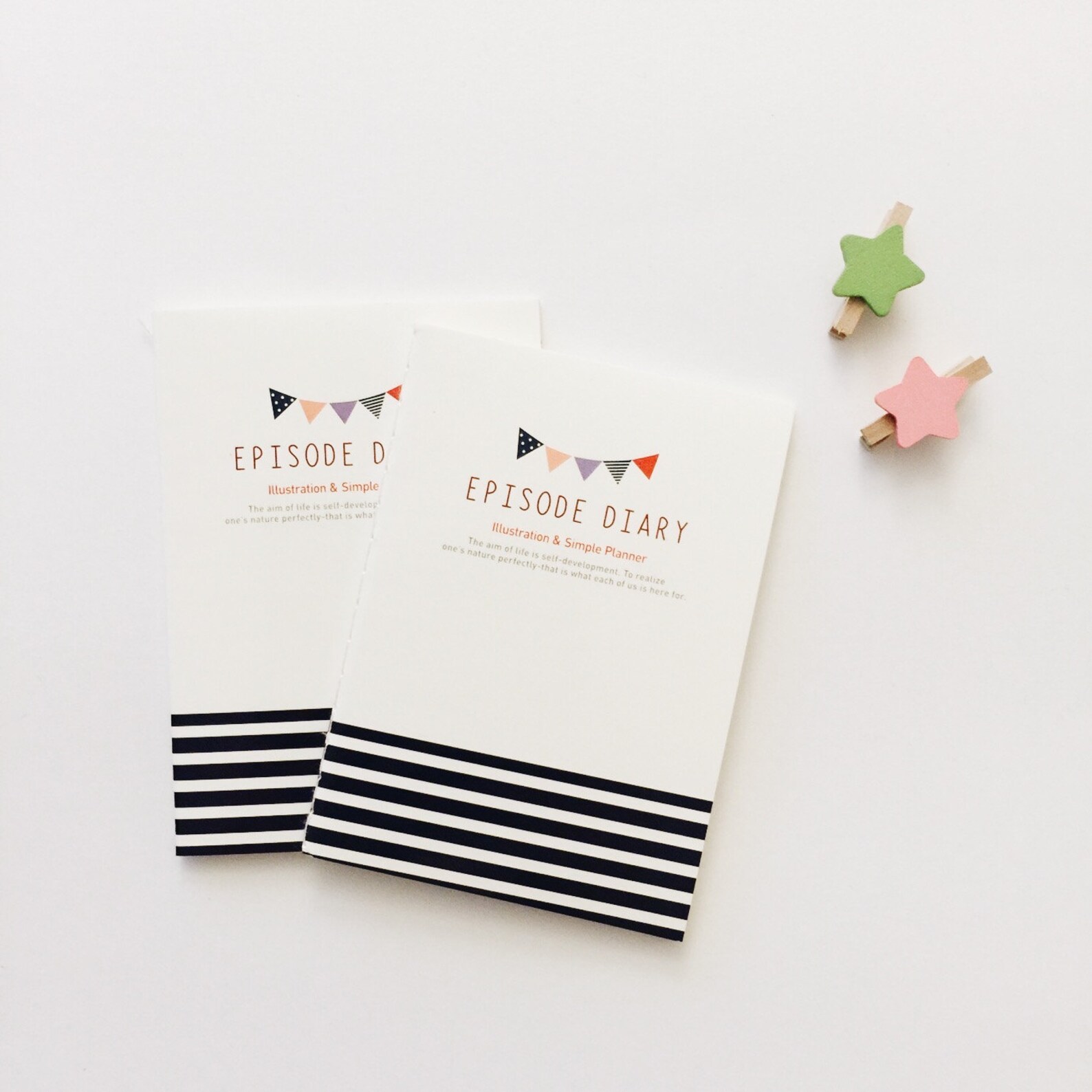 White Episode Small Diary Journal Notebook - Etsy