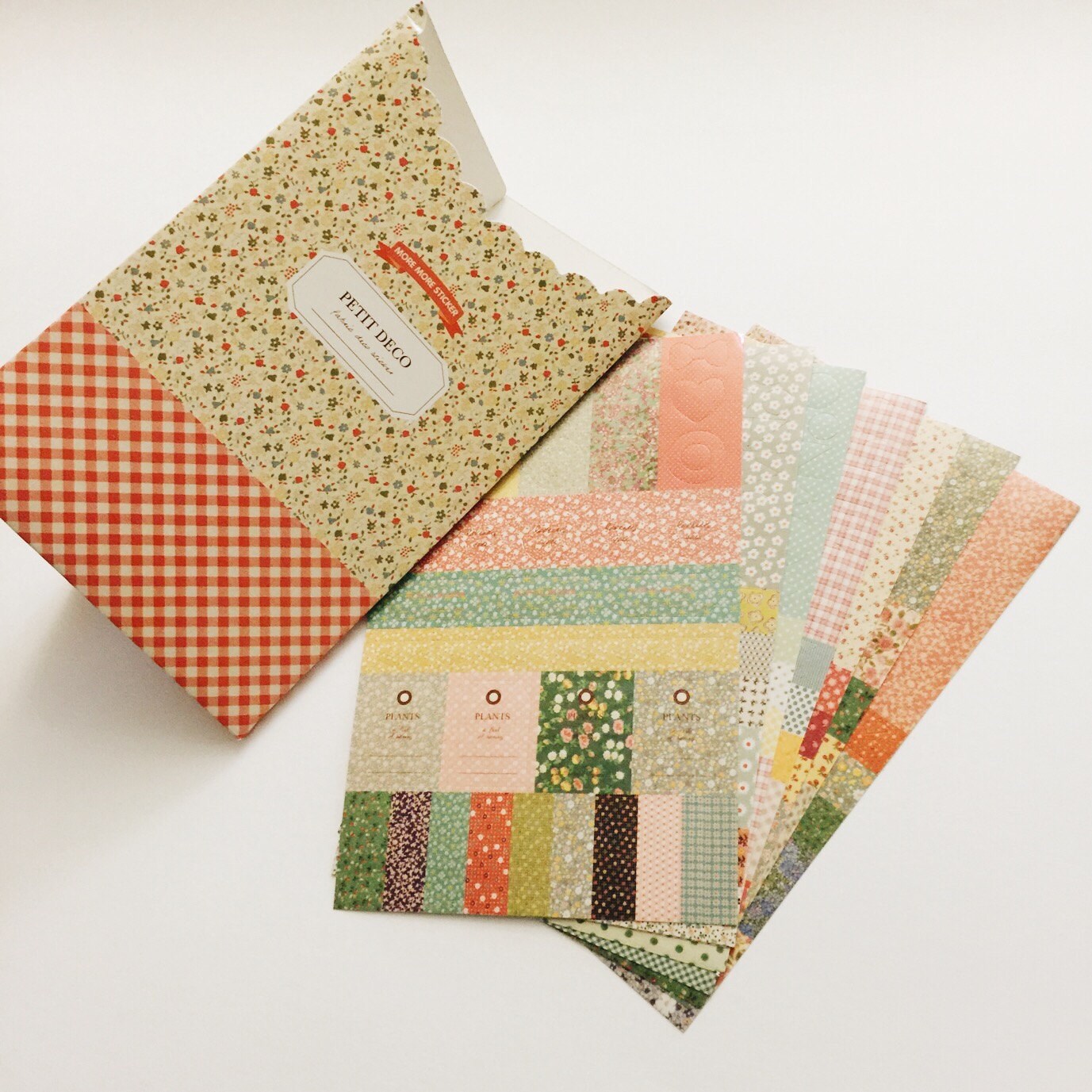 Petit Deco Scrapbook Deco Sticker Booklet 8 Sheets - Etsy