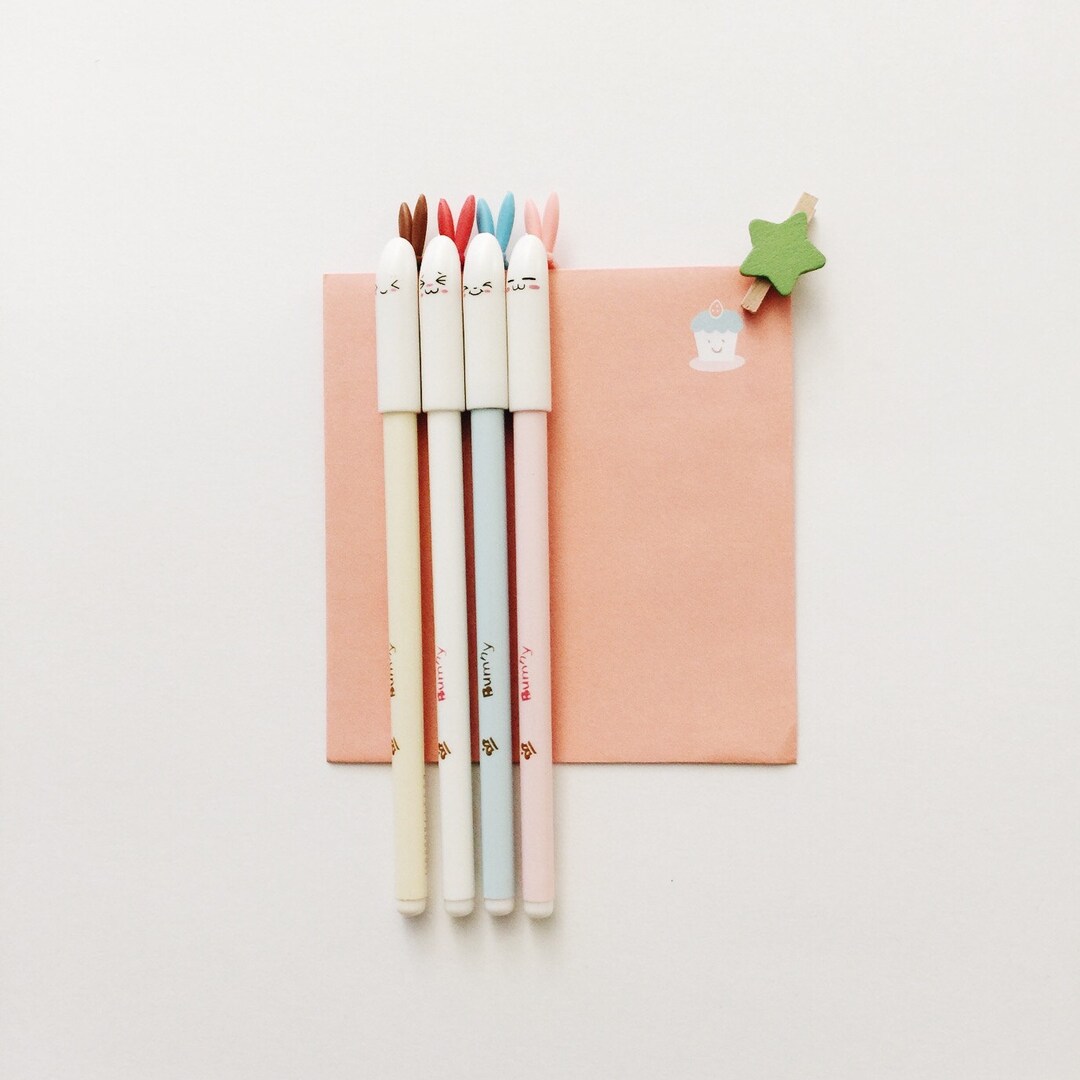 Bunny Rabbit Gel Pen - Etsy