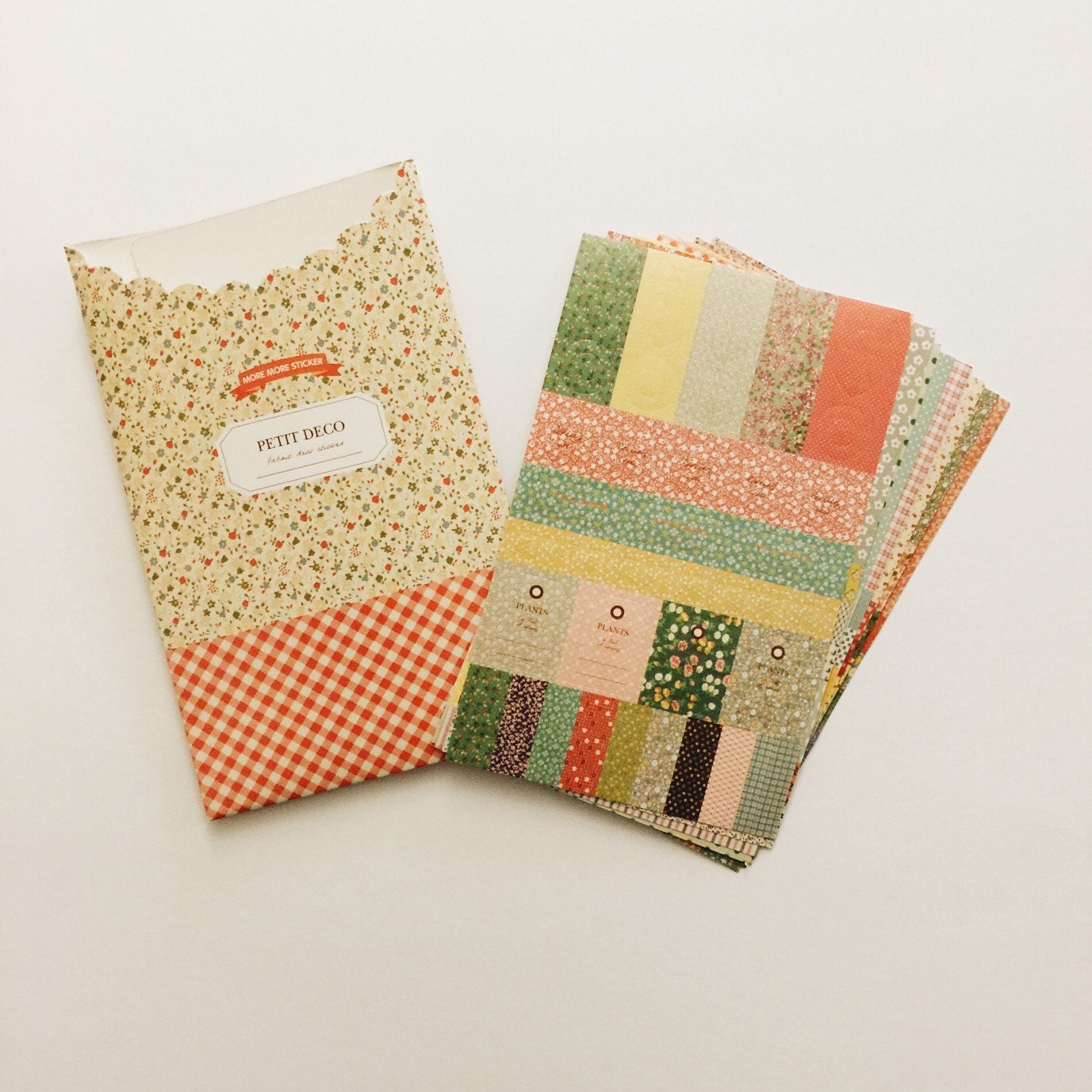 Petit Deco Scrapbook Deco Sticker Booklet 8 Sheets - Etsy