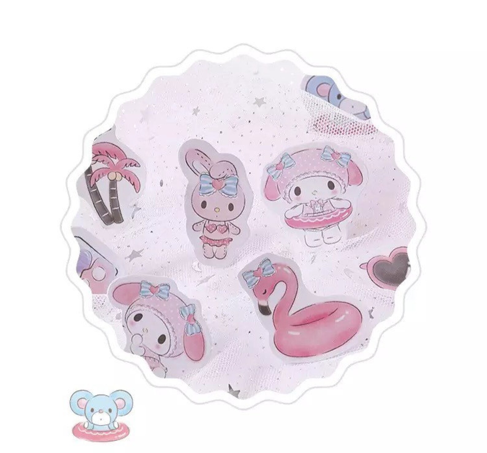 My Melody Stickers Packet Kawaii Stickers Sticker Flakes - Etsy