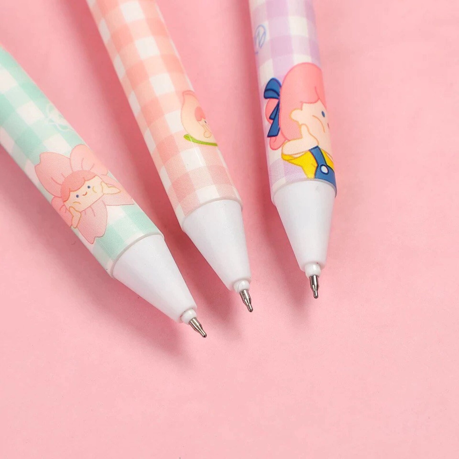 Kawaii Girl Charm Ink Pen, 0.5mm, Japanese Stationery, Kawaii ...