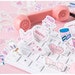Kawaii Pink Cute Team Stickers Packet, Kawaii Stickers, Sticker Flakes ...
