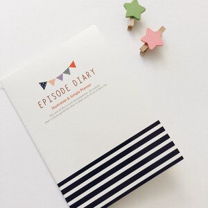 White Episode Small Diary Journal Notebook - Etsy