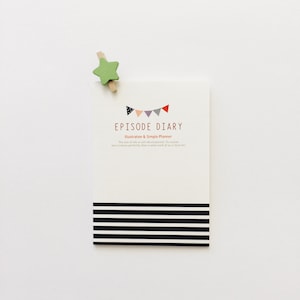 White Episode Small Diary Journal Notebook - Etsy