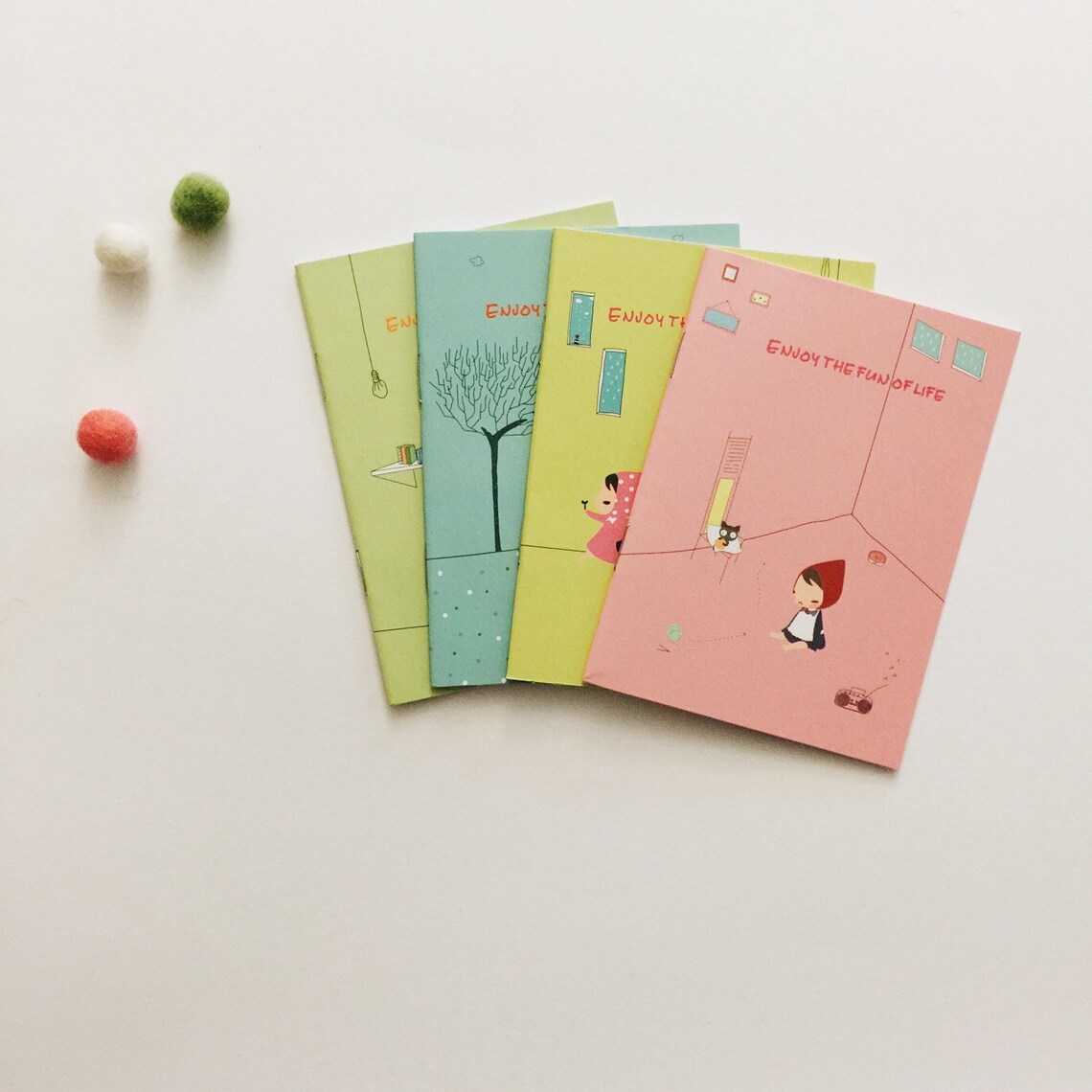 Little Red Riding Hood Mini Notebook - Etsy