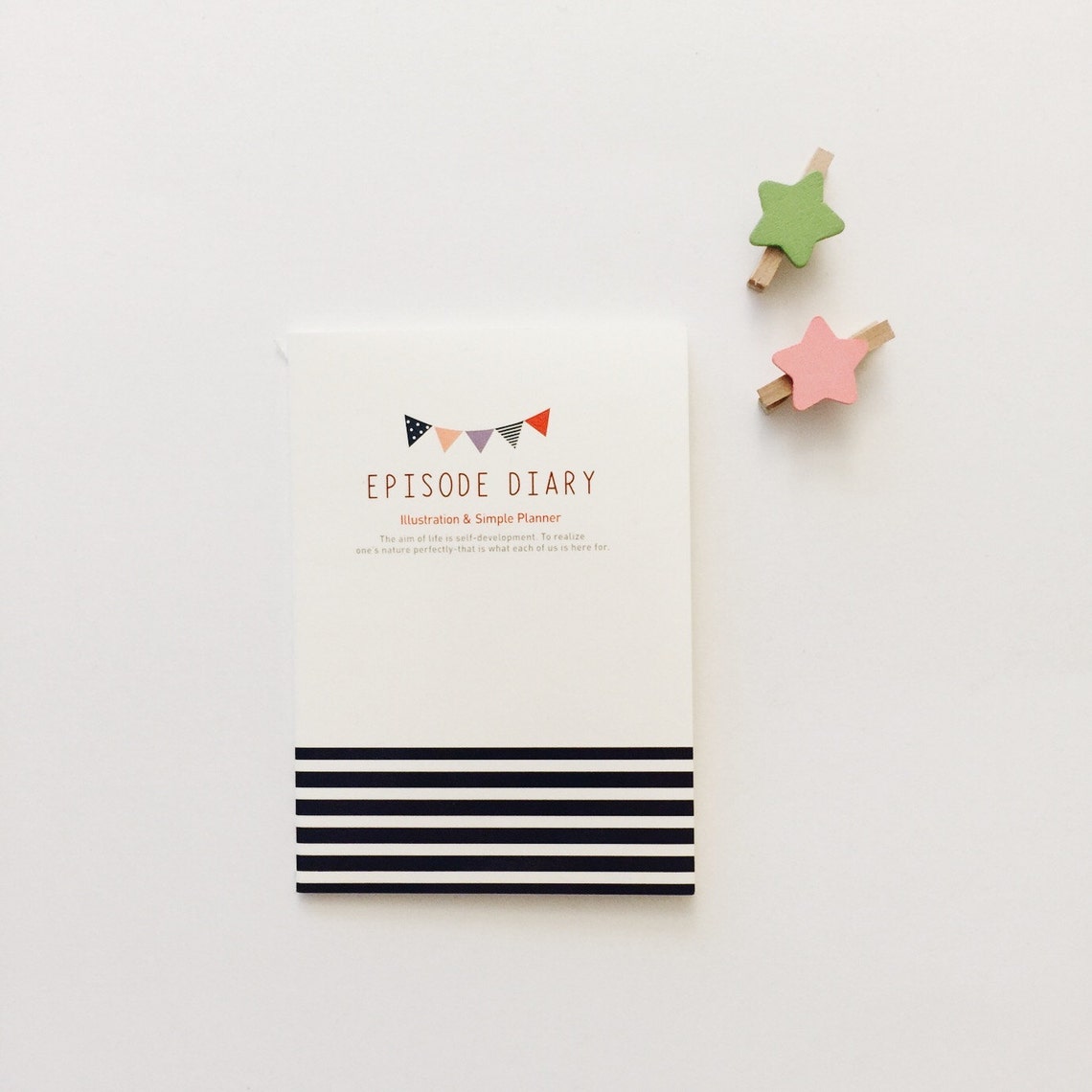 White Episode Small Diary Journal Notebook - Etsy