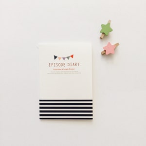 White Episode Small Diary Journal Notebook - Etsy