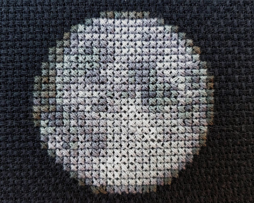 Moon Cross Stitch Pattern PDF Instant Download - Etsy