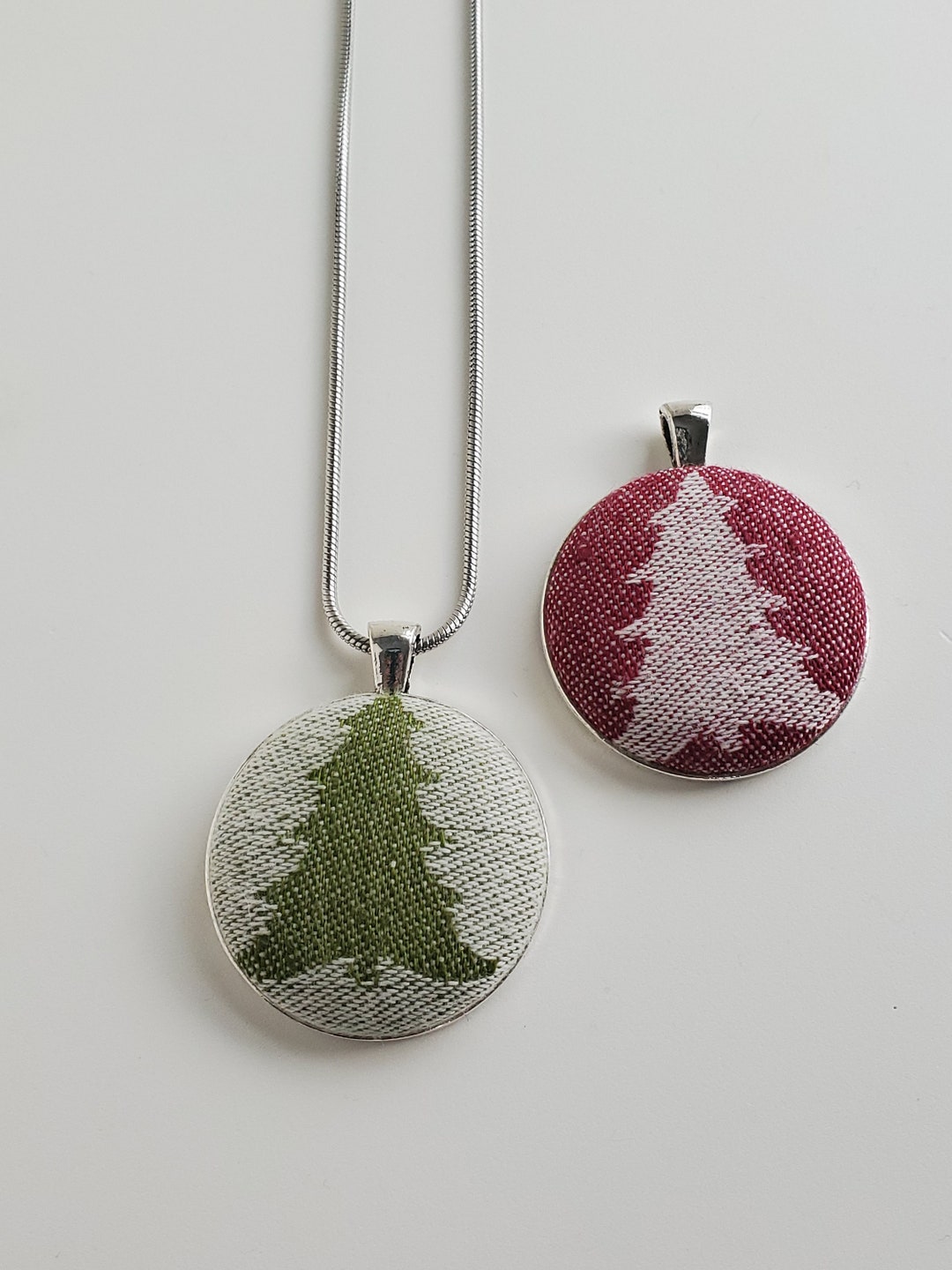Christmas Tree Jewelry, Holiday Necklace, Oversize Necklace, Kokadi ...