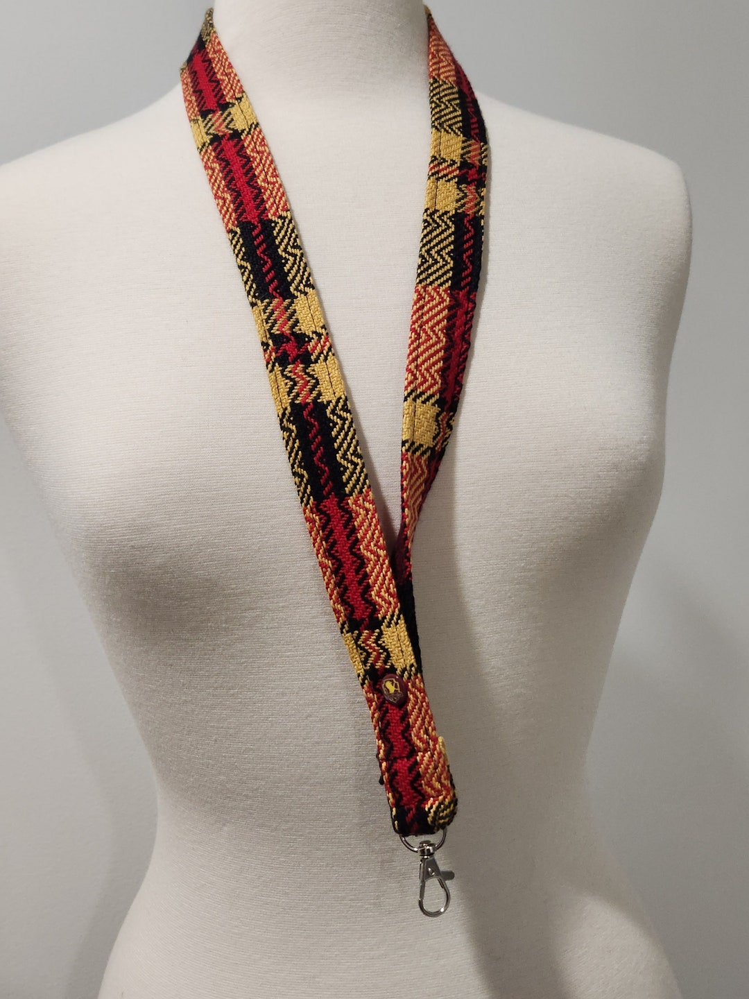 Long Lanyard, Safety Lanyard, ID Holder, Badge Reel, Pretty Paisley ...