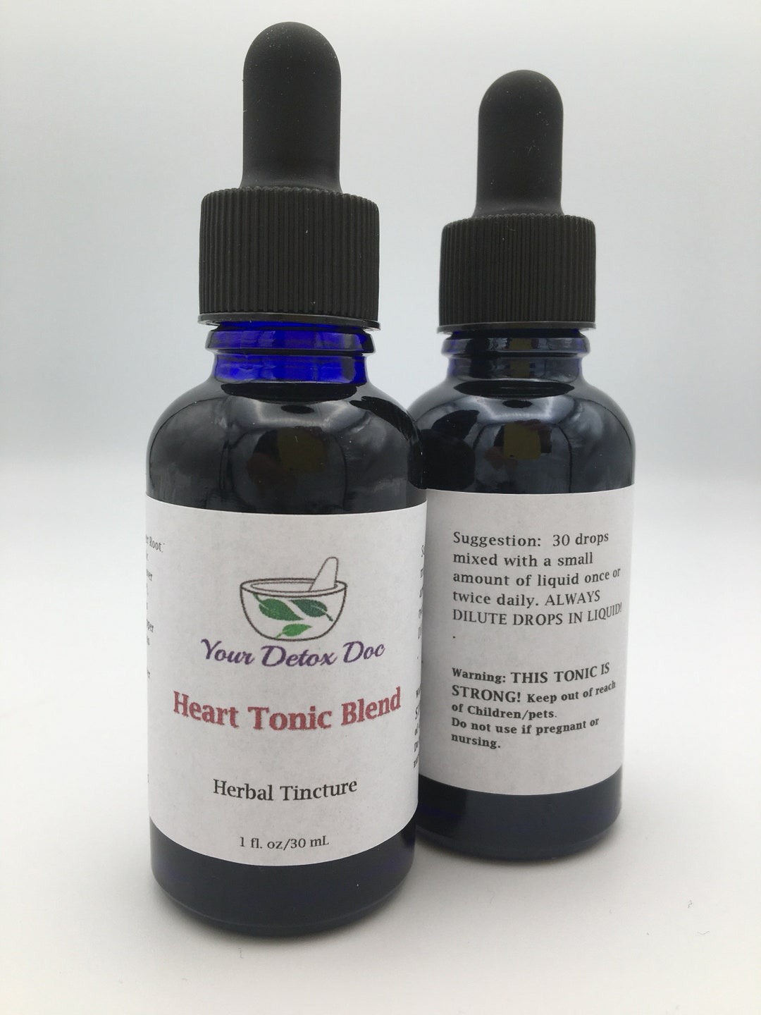 Heart Tonic Blend Herbal Tincture - Organic & Wild Crafted - Etsy