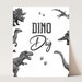 Dinosaur Printable Sign, Instant Download Dinosaur Table Sign Dino Dig ...