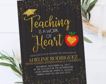 Teacher invitations | Etsy