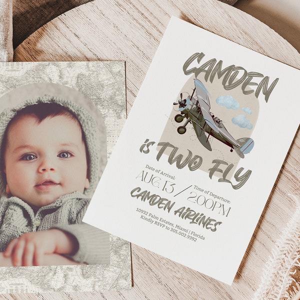 Two Fly Girl Invite - Etsy