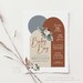 Rust Baby Shower Invitation Boy Bohemian Baby Shower Pampas - Etsy