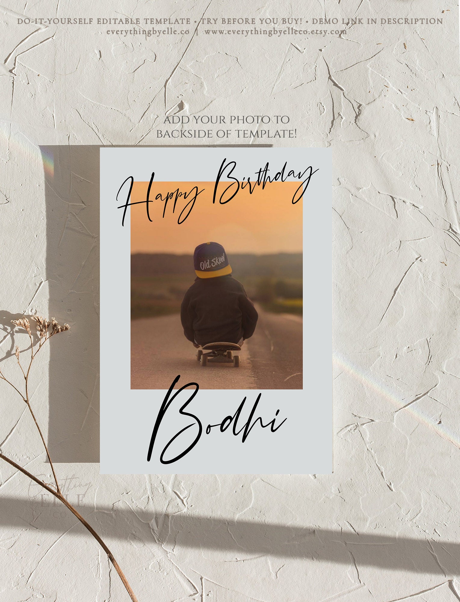 Skater Birthday Welcome Sign Editable Skateboard Printable - Etsy