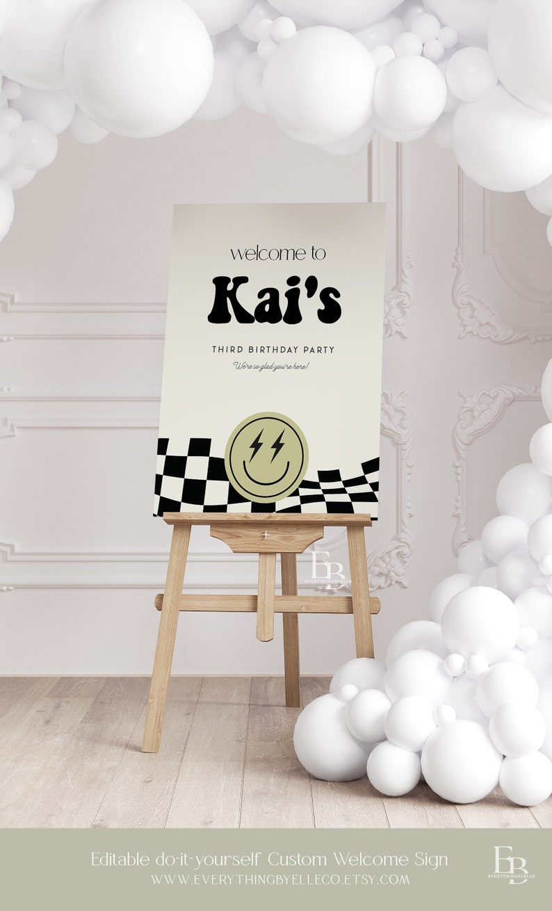 ONE Happy Dude Thank You Sign Neutral Smiley Table Sign - Etsy