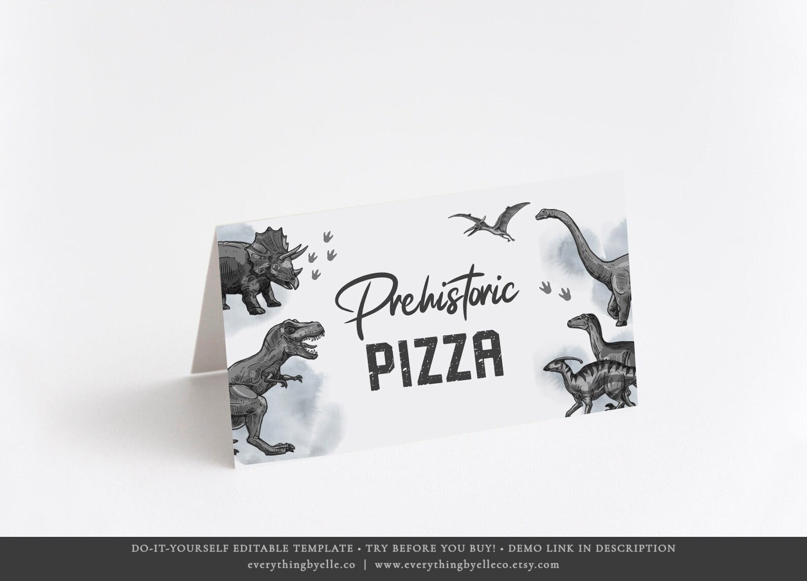 3-rex Dinosaur Printable Sign Editable Dinosaur Birthday - Etsy