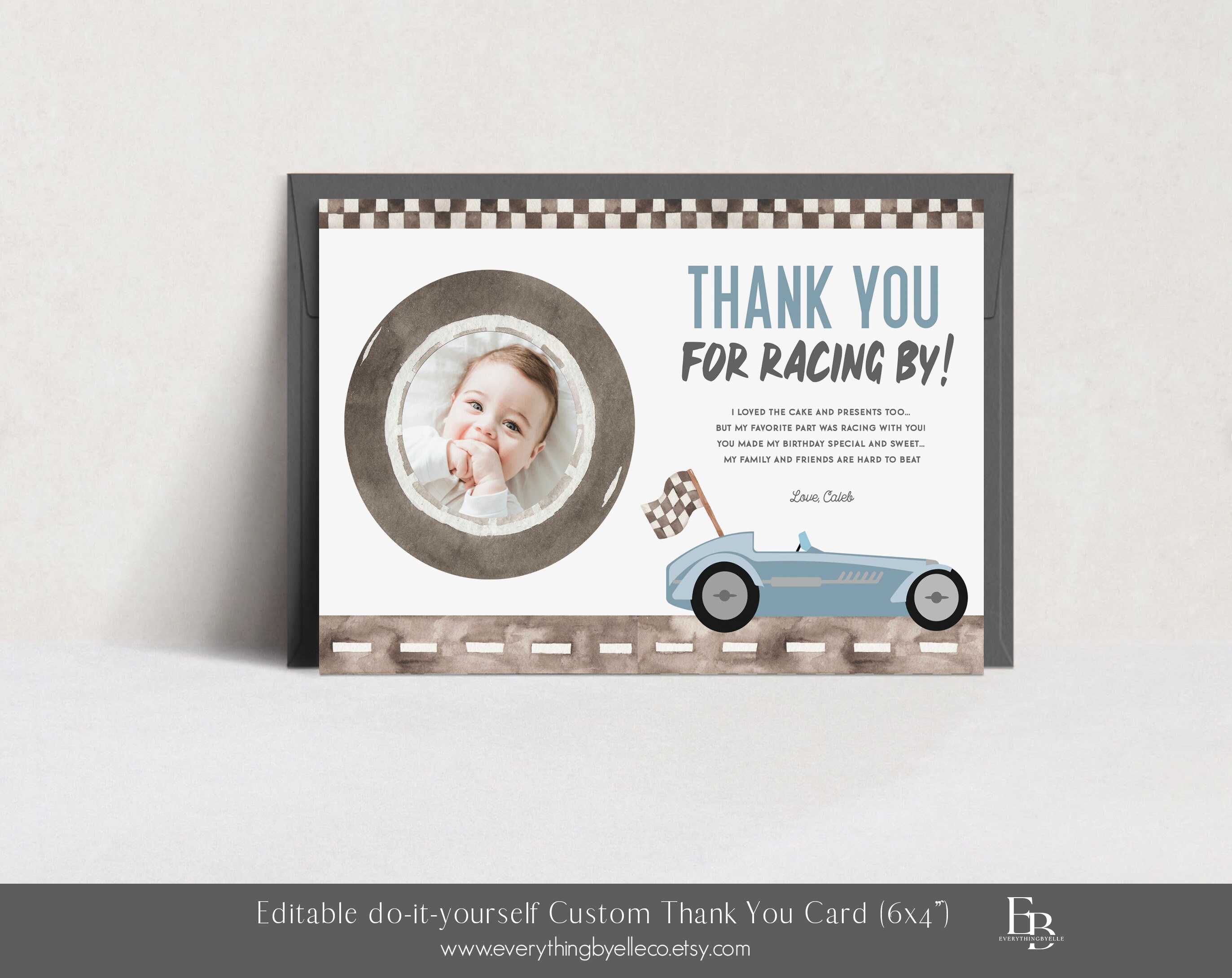 Blue Race Car Birthday Welcome Sign Editable Modern Blue Race - Etsy