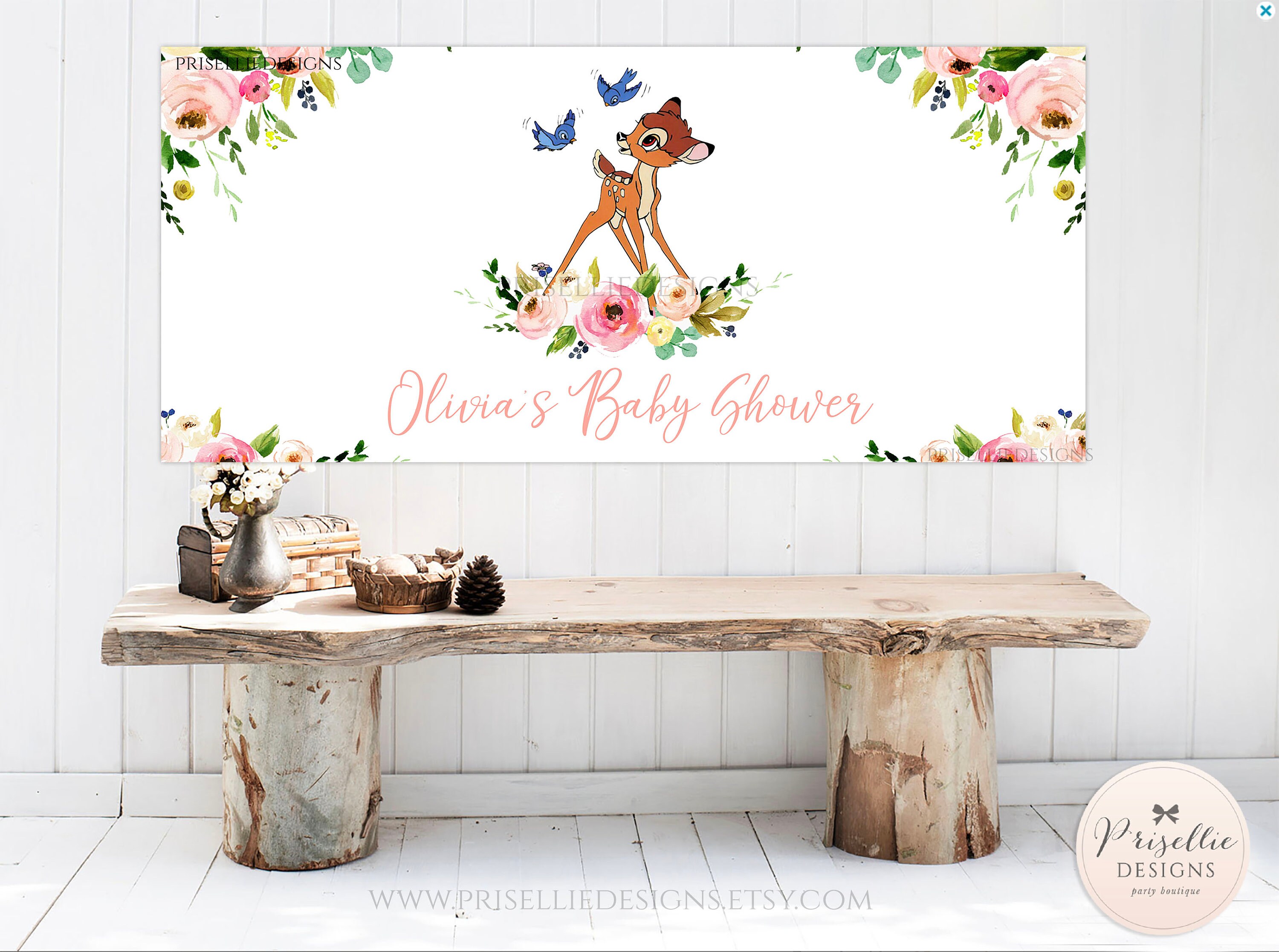 Bambi Baby Shower Invitation Bambi Baby Shower Invitation - Etsy UK