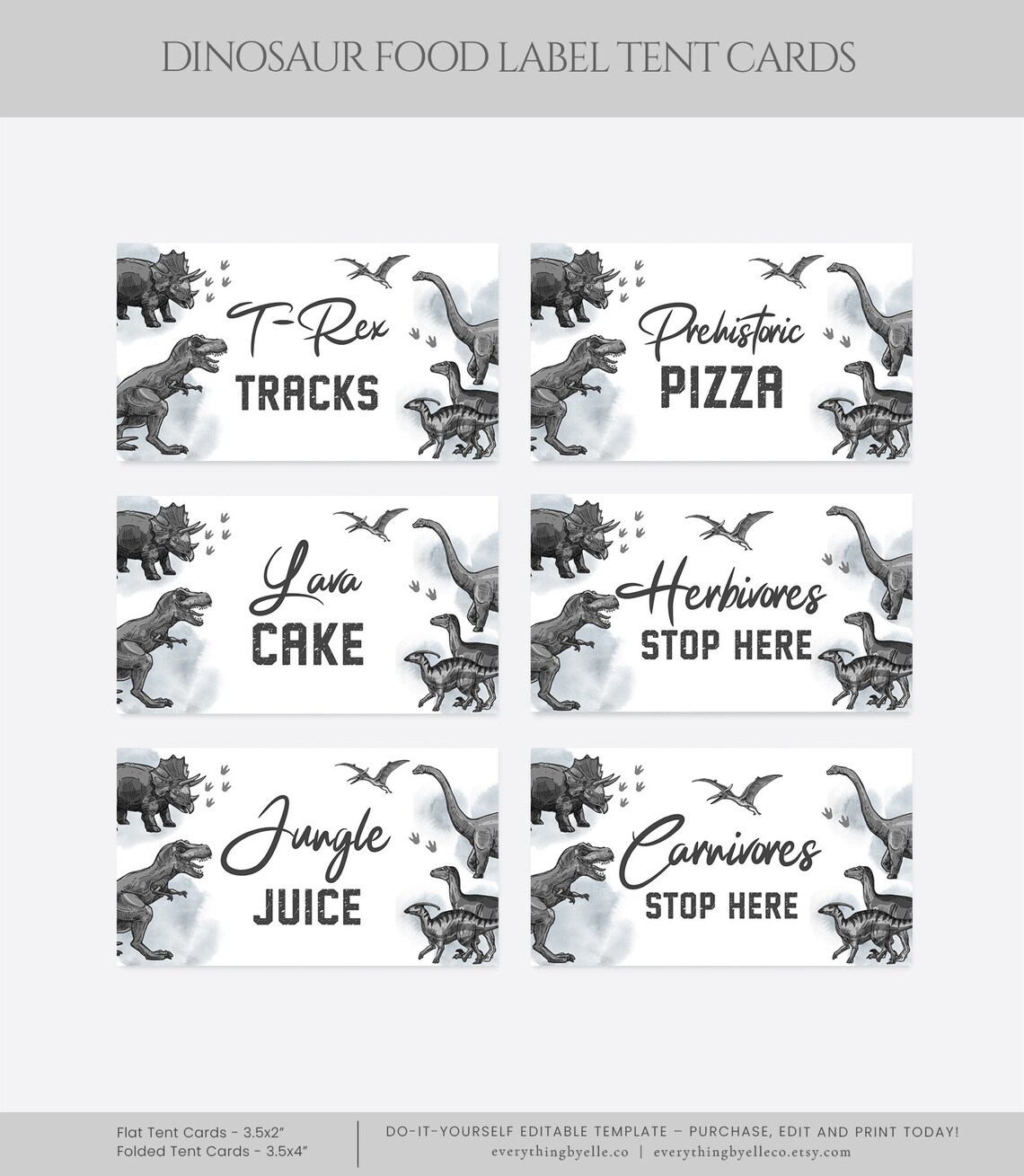 3-rex Dinosaur Printable Sign Editable Dinosaur Birthday | Etsy