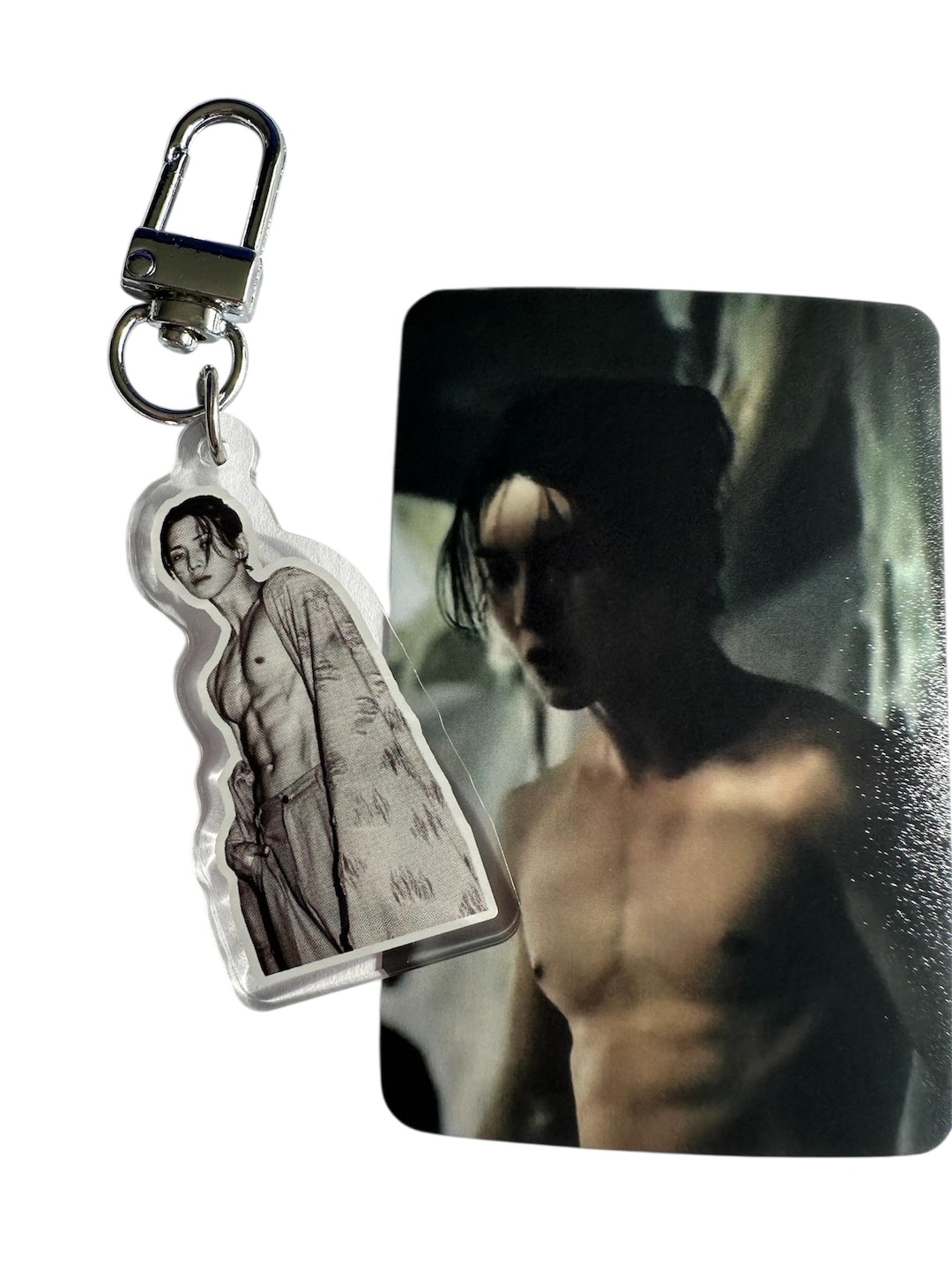 YEOSANG Ateez LEGACY Solo MV Abs Atiny Acrylic Bias Acrylic Keychain ...