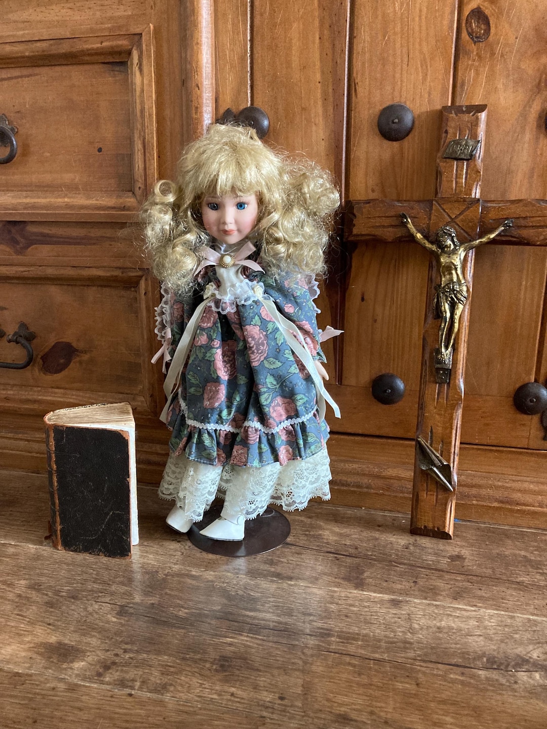 Haunted Doll, Crucifix and Prayer Book - Etsy