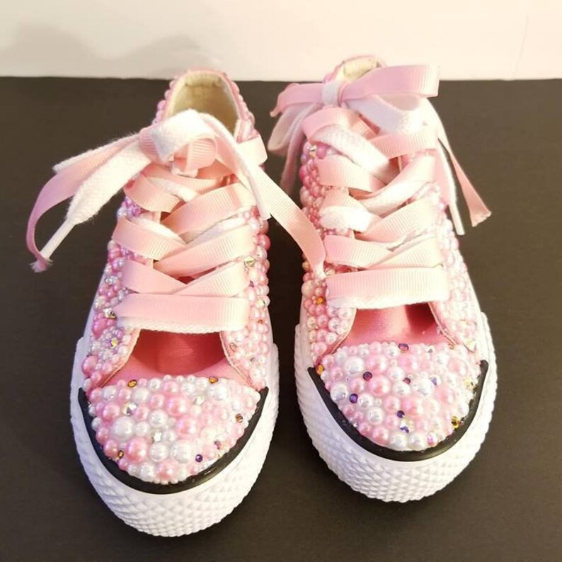 Pretty N Pink Custom Pearl Shoes - Etsy
