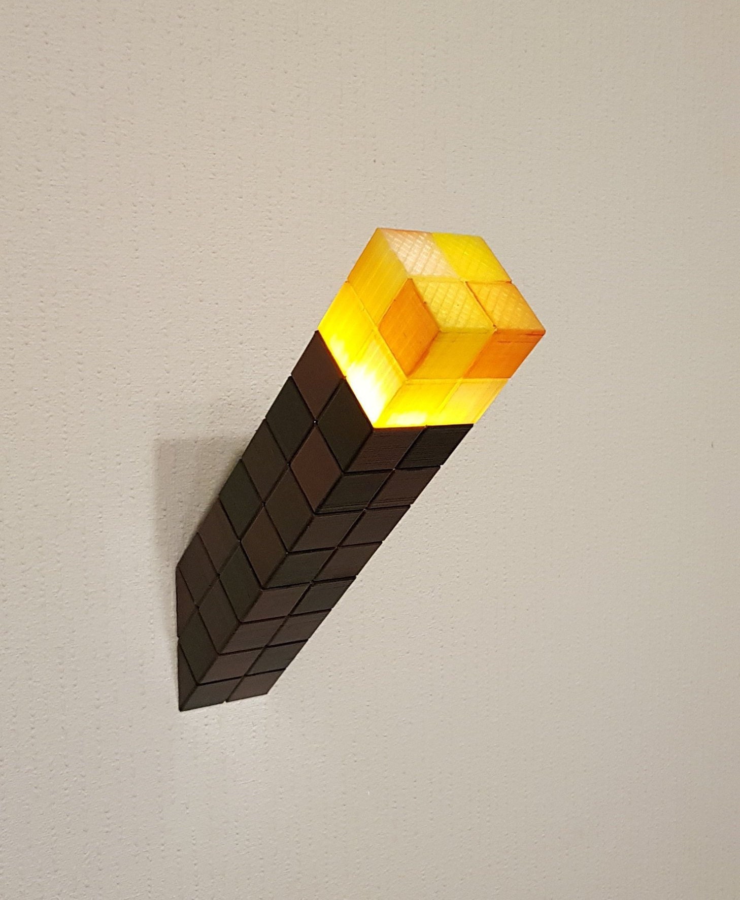 Minecraft Antorcha Lámpara de Luz Nocturna Minecraft | Etsy
