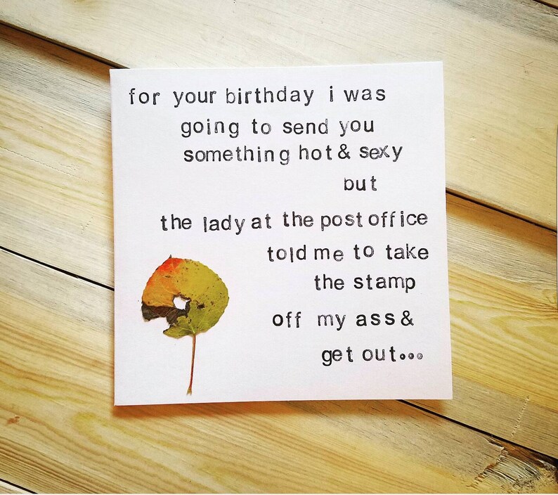 Sexy Birthday Funny Birthday Card Etsy