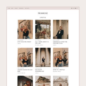 NEW Primrose Blogger/blogspot Theme Fully Responsive Blogger Template Trendy and Modern - Etsy