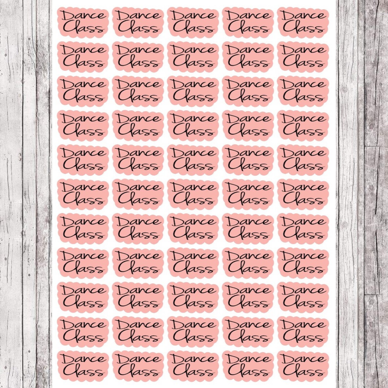 PRINTABLE Dance Class Planner Stickers Download // Happy Planner Dance ...