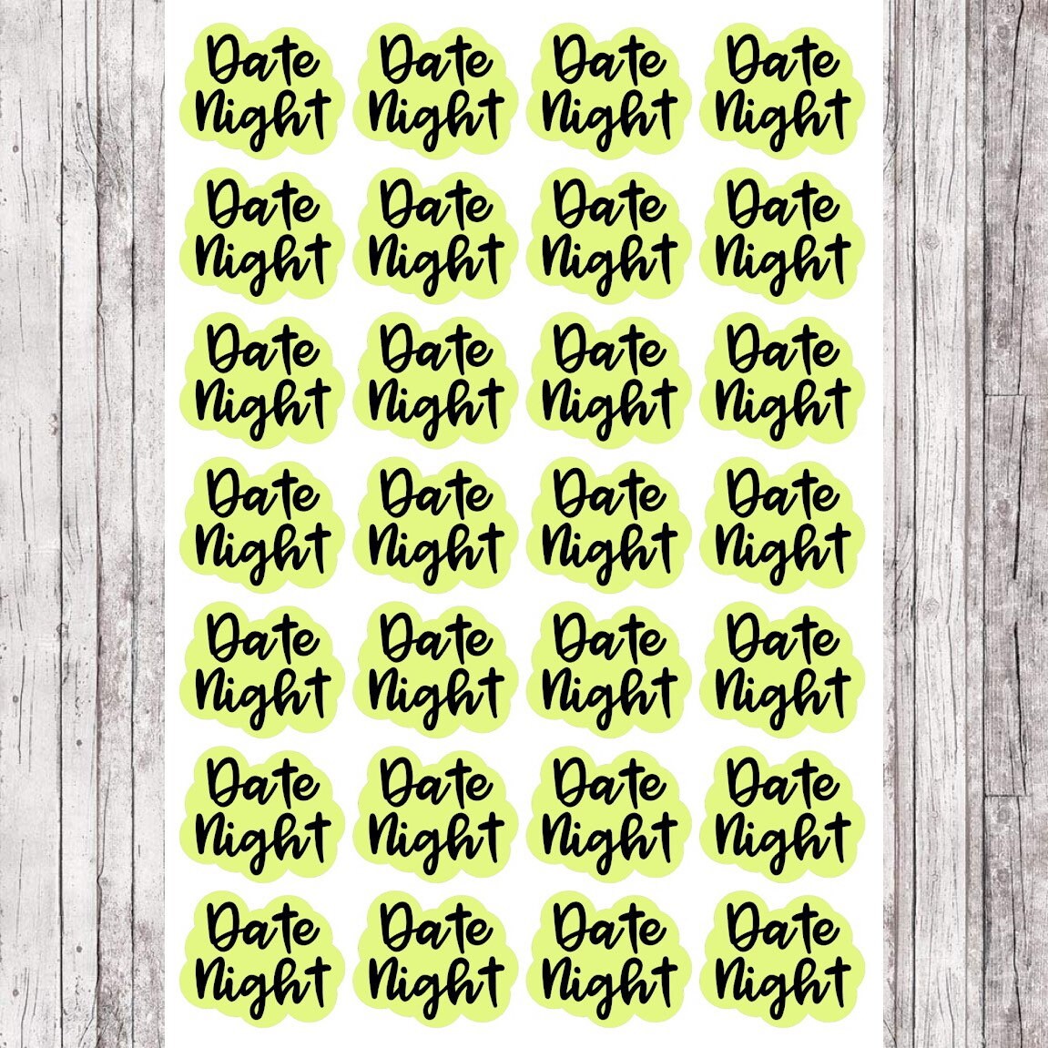PRINTABLE Date Night Stickers Download // Date Night Planner Stickers ...