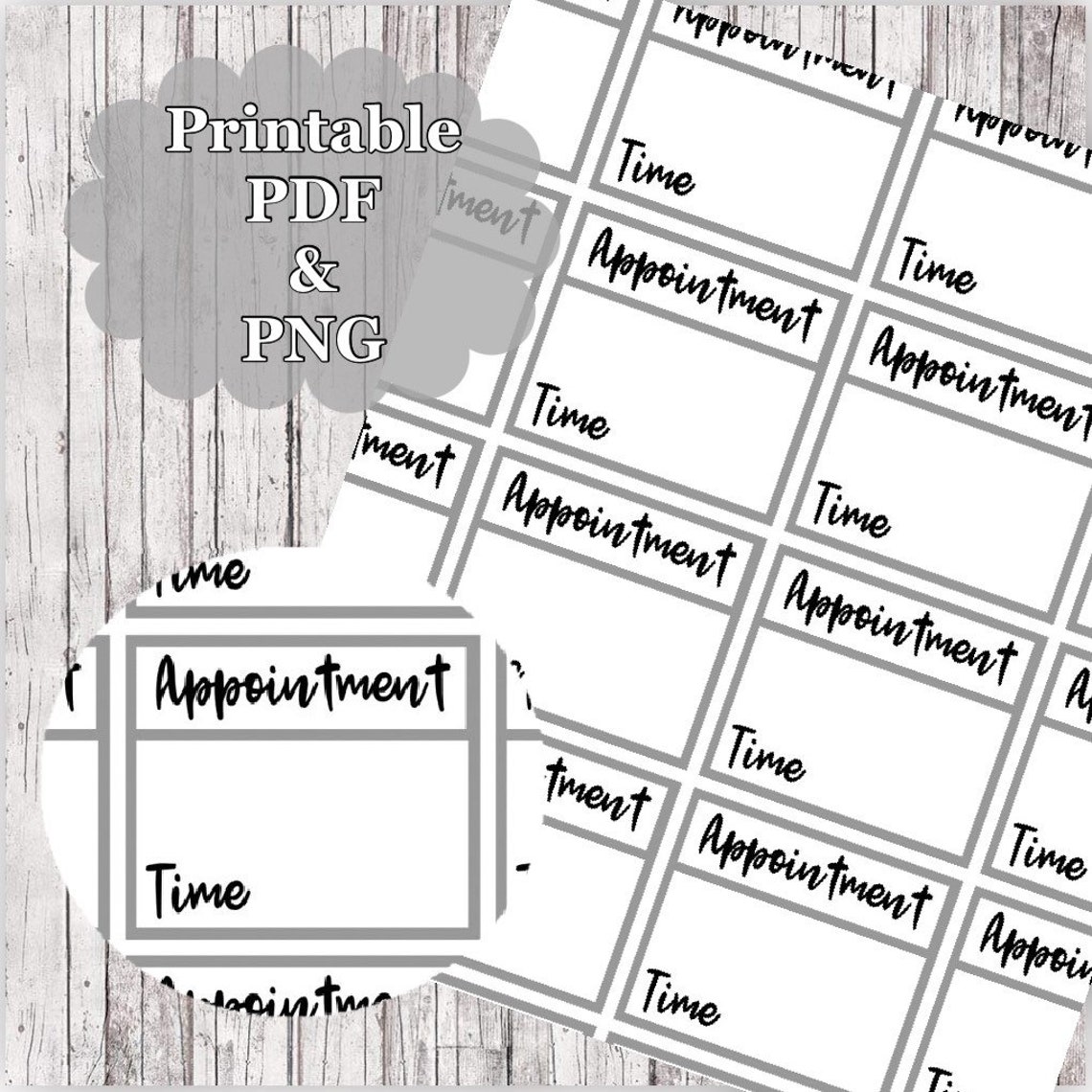 PRINTABLE Appointment Planner Stickers Download // Appointment Stickers ...