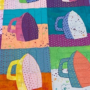 The Irony Quilt, Wall Hanging, Edwin Quilt, Sewing Blanket, Sewing Wall ...