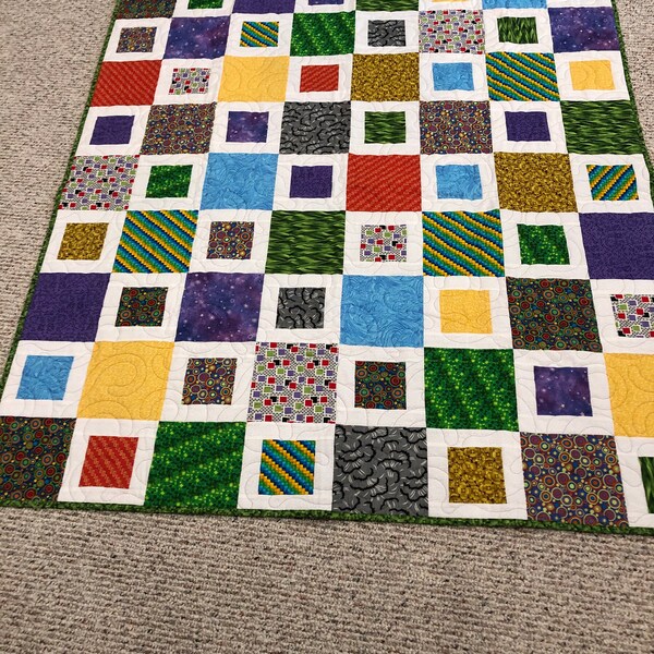 Primary Colors Quilt - Etsy