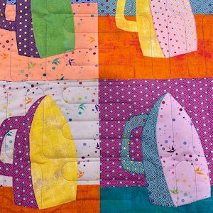 The Irony Quilt, Wall Hanging, Edwin Quilt, Sewing Blanket, Sewing Wall ...