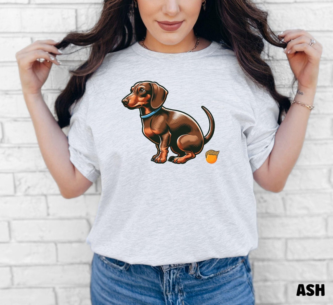 Trump Dog Poop Shirt Dachshund Pooping - Etsy