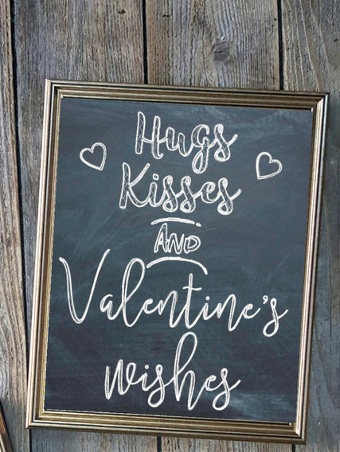 Valentine's Day Chalkboard Printable Sign, Instant Download, Valentine ...