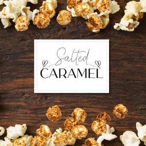 Popcorn Bar Sign Printable | 5 Digital Download Food Signs | Kettle ...
