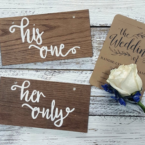 His and Her Signs - Etsy