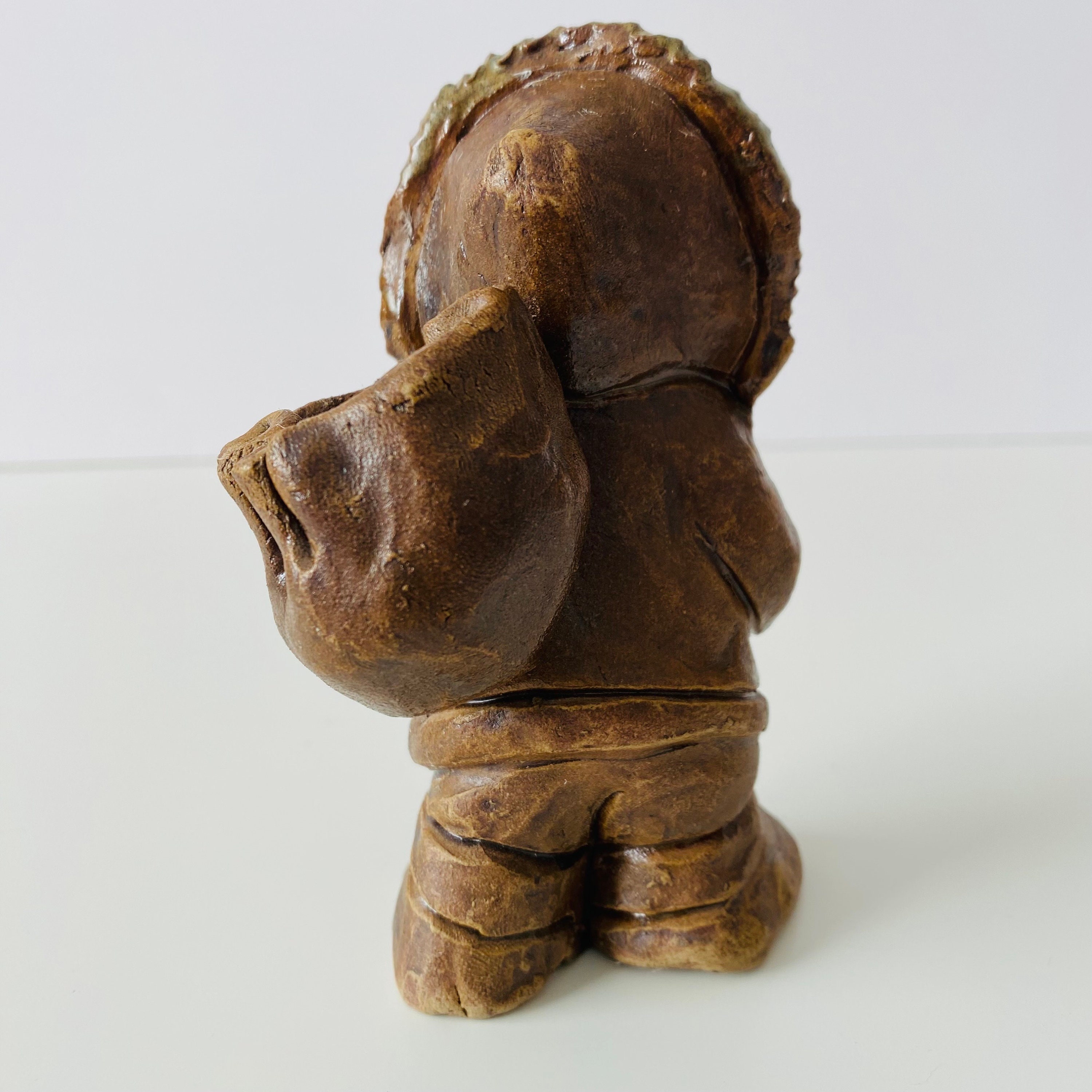 Windridge House Pottery Eskimo Inuit Handmade Figurine Canada - Etsy
